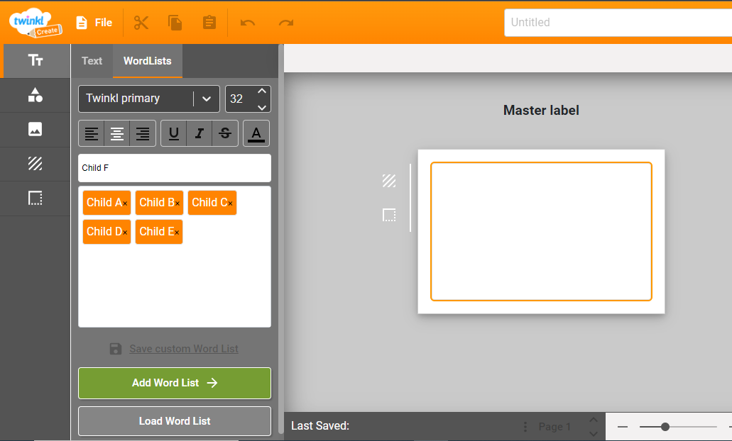 How to Add a Word List – TwinklCares (US)