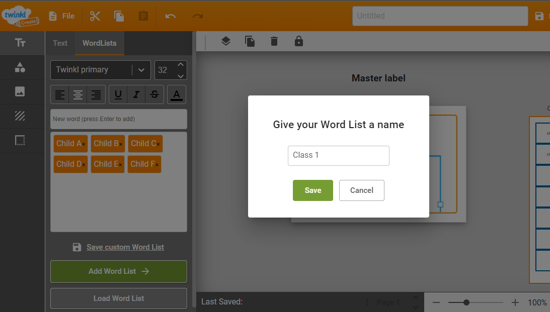 How to Add a Word List – TwinklCares (US)