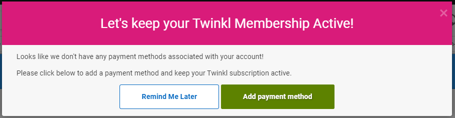 How Do I Update My Payment Method on My Twinkl Account? – TwinklCares (US)